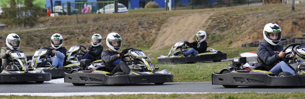 Experience the thrill of open-air karting!
